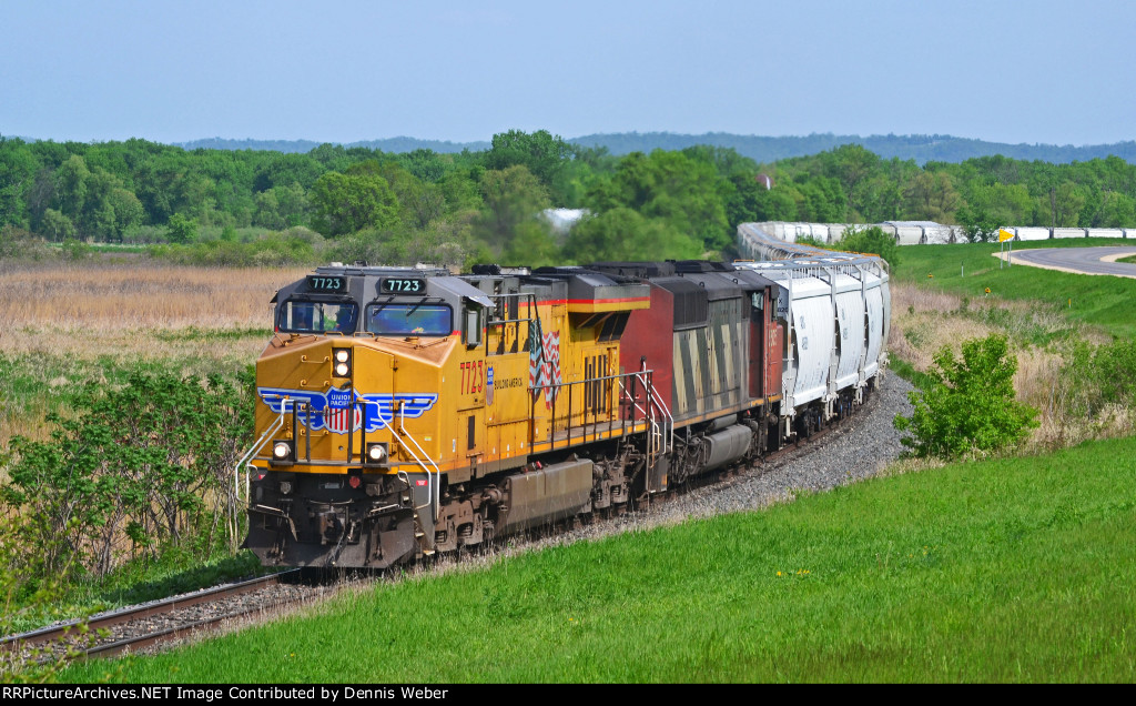 UP 7723, ICE's Marquette Sub.
